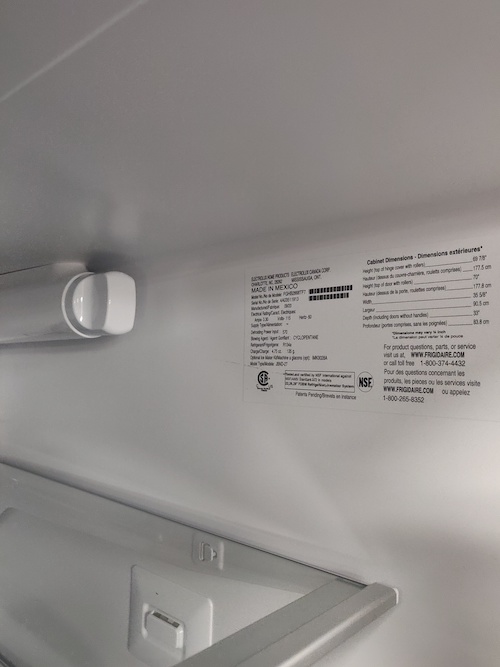 How to Find a Refrigerator Serial Number – Bellingham Electric